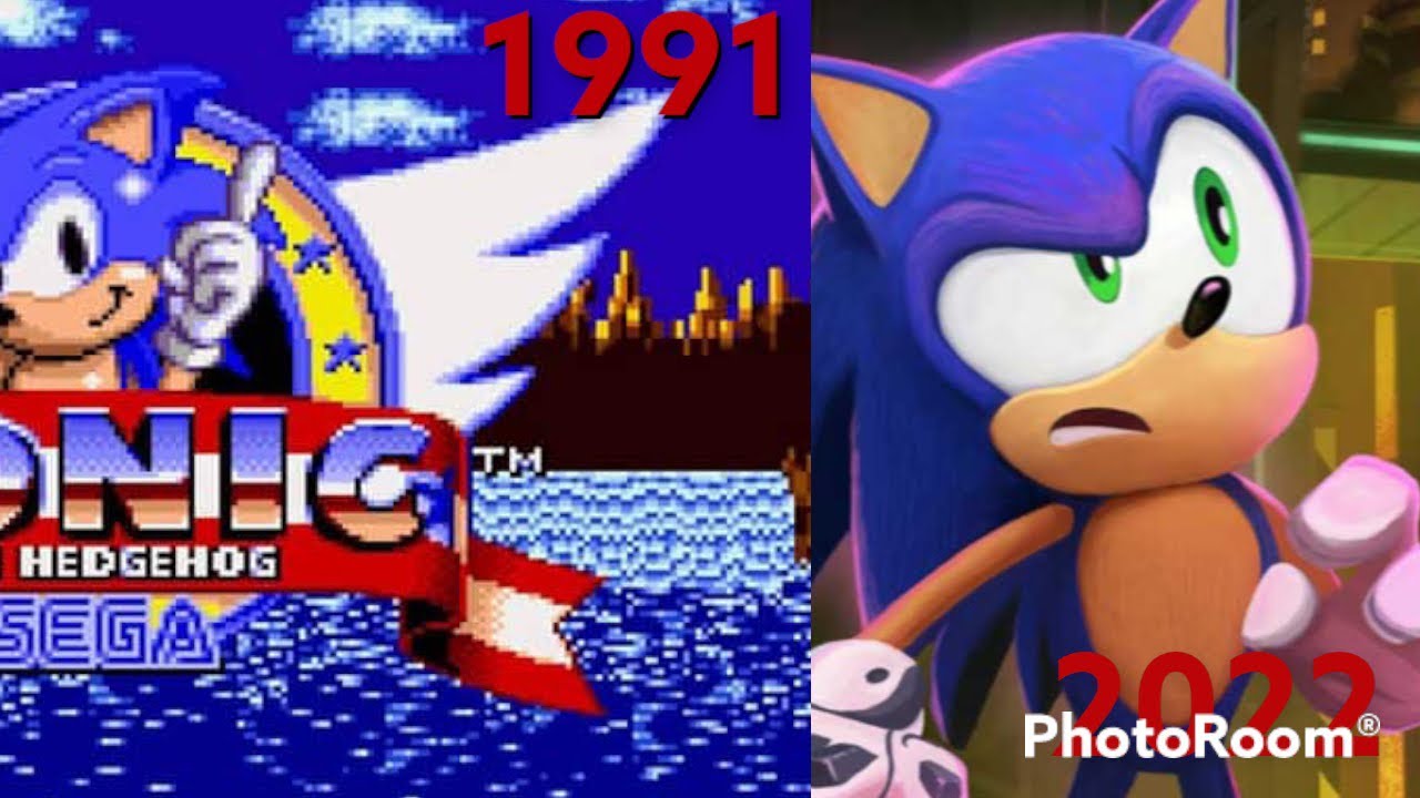 new sonic Evolution of sonic show,movie and games - YouTube