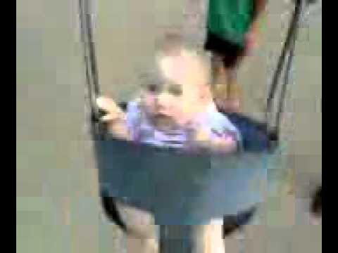 My Baby's first swing 06-23-2012 - YouTube