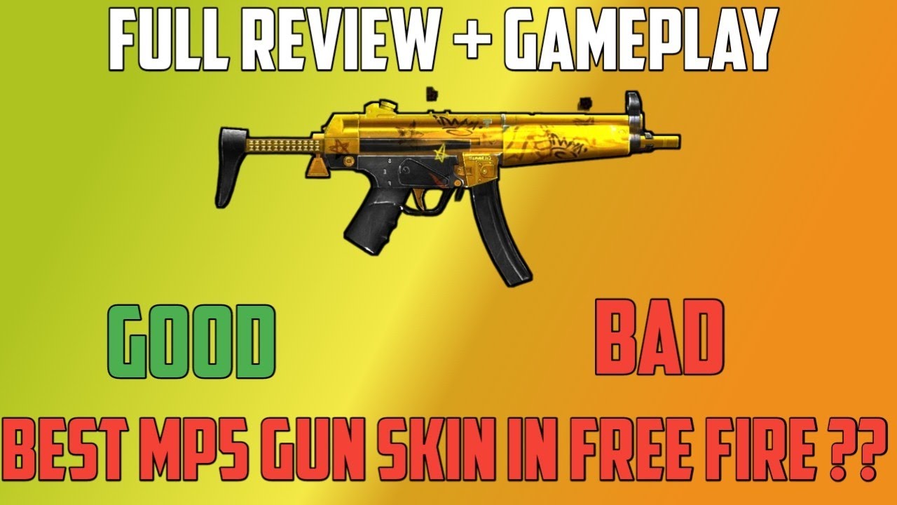 NEW MP5 GUN SKIN FULL REVIEW AND GAMEPLAY || CHAMPION BOXER MP5 GUN ...