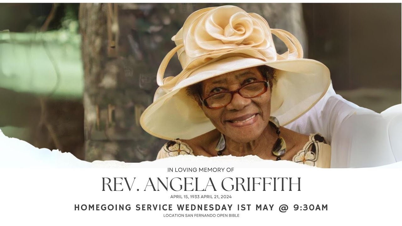 Celebrating the Life of Rev. Angela Griffith - YouTube