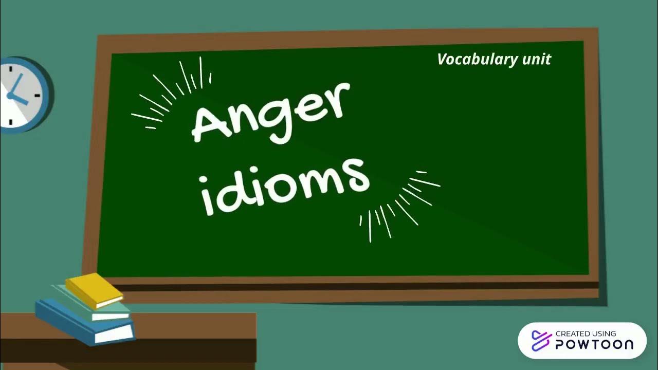 Anger idioms | Idioms | English vocabulary - YouTube