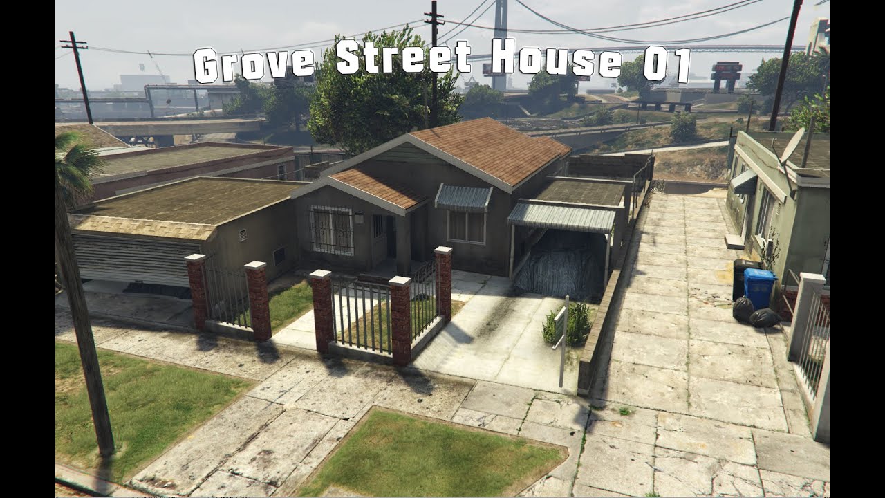 GTA V MLO Interior Grove Street House - YouTube