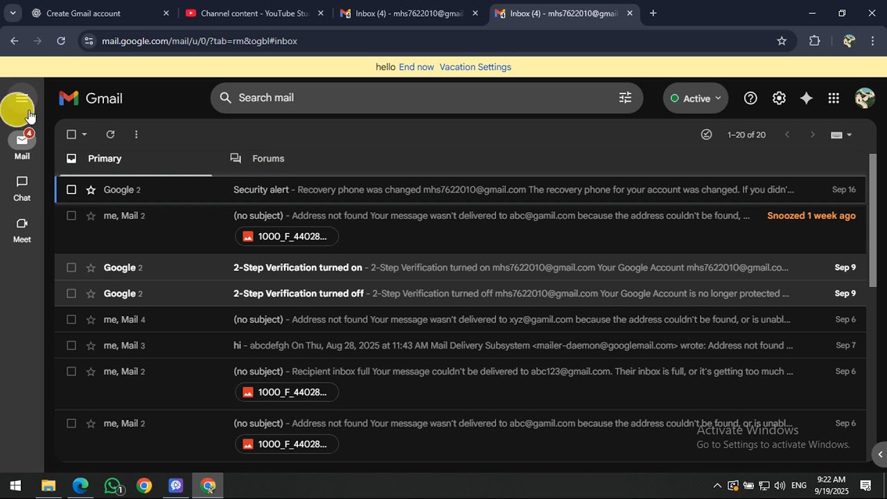 How To Minimize Gmail Sidebar - YouTube