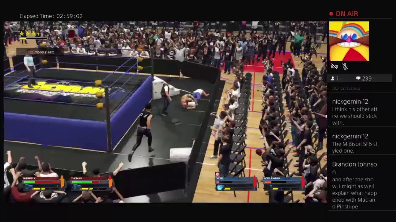 NickGemini12's Live PS4 Broadcast: Gemini Wrestling Promotions 2K24 New ...