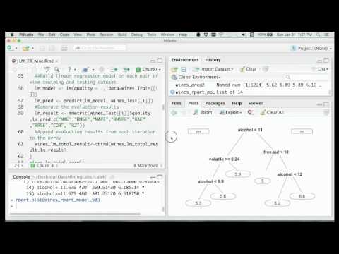 Model Comparison: Linear Regression and Regression Tree Models - YouTube
