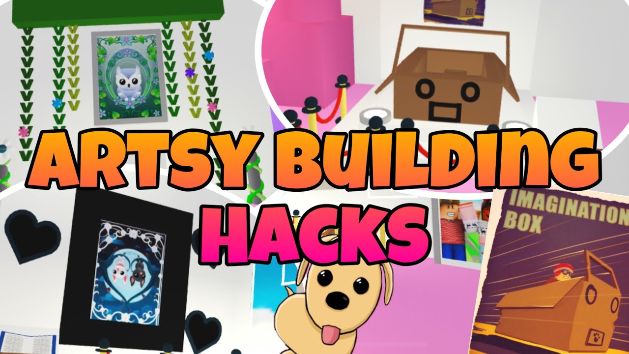 ADOPTME *NEW ARTSY* BUILDING HACKS SPEED BUILD (roblox) - YouTube