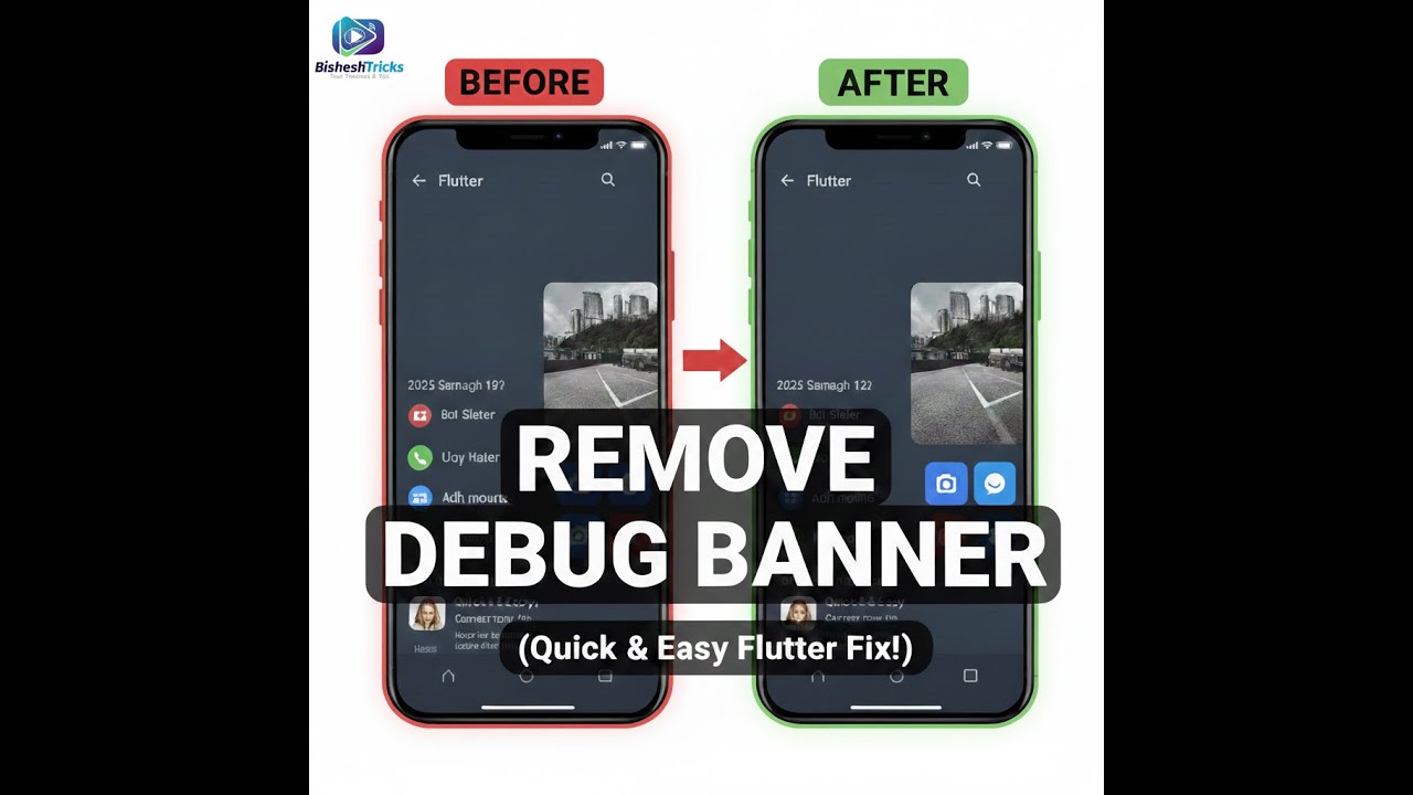 Flutter Tutorial Hide the Debug Mode Banner in 60 Seconds - YouTube