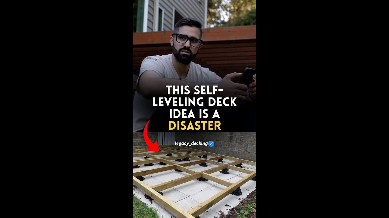 This Self-Leveling Deck Idea Is a DISASTER 😳 - YouTube