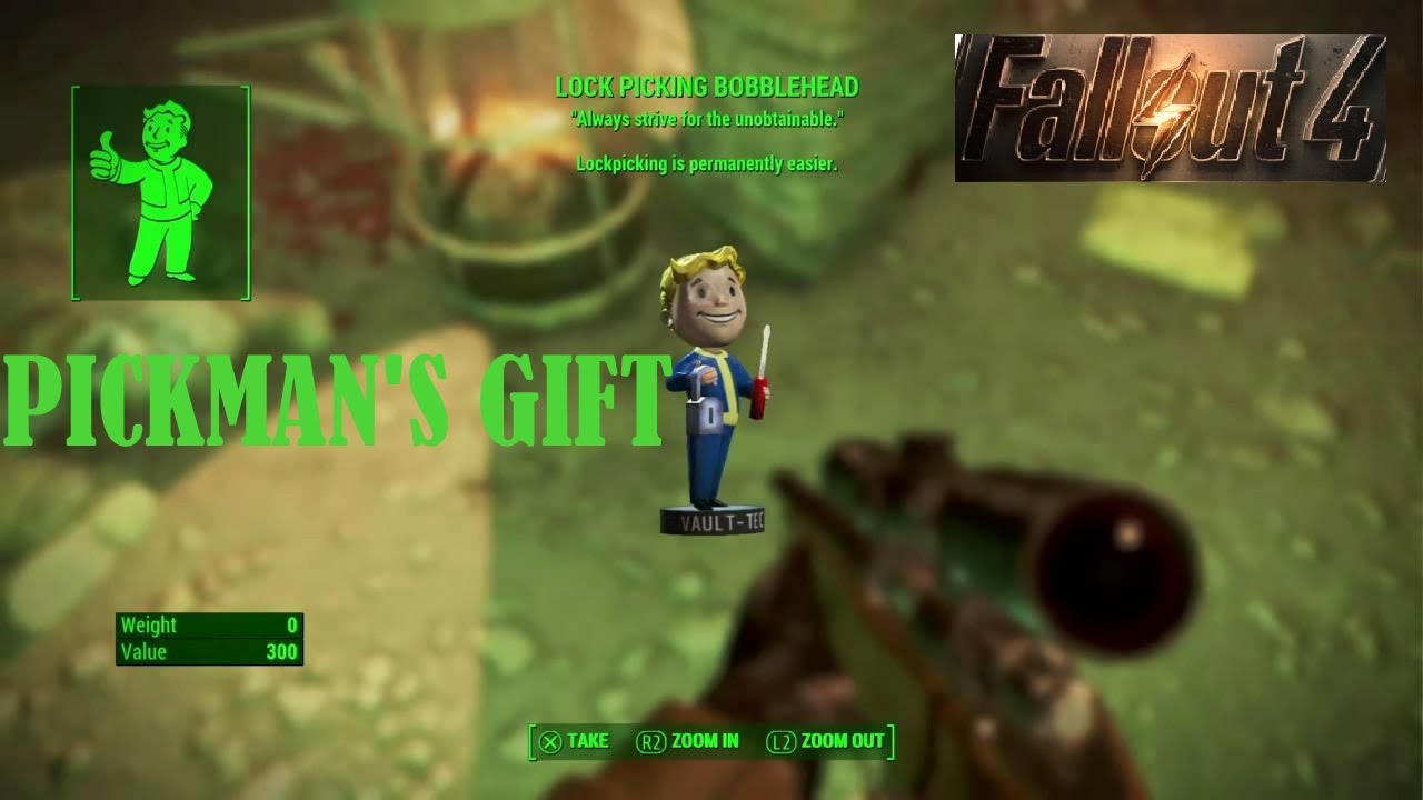 Fallout 4 - Quest: Pickman Gallery and Pickman's Gift - YouTube