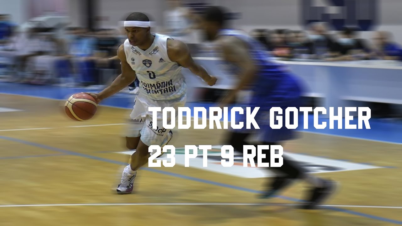 LNBM:2021-2022 Toddrick Gotcher Highlights vs CSM CSU Oradea #lnbm 23 ...