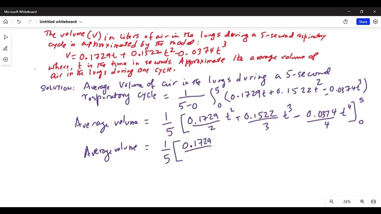 Integration word problem - YouTube