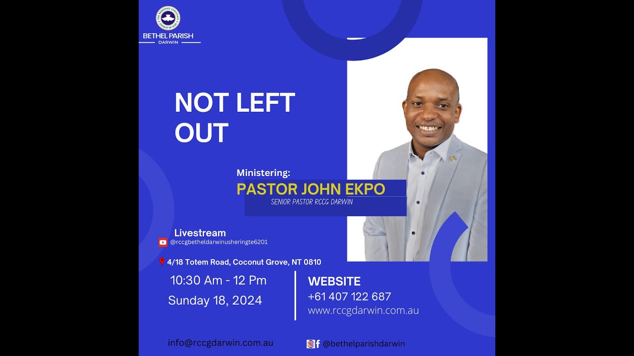 Not Left Out || Pastor John || Sunday, 18th August 2024 - YouTube