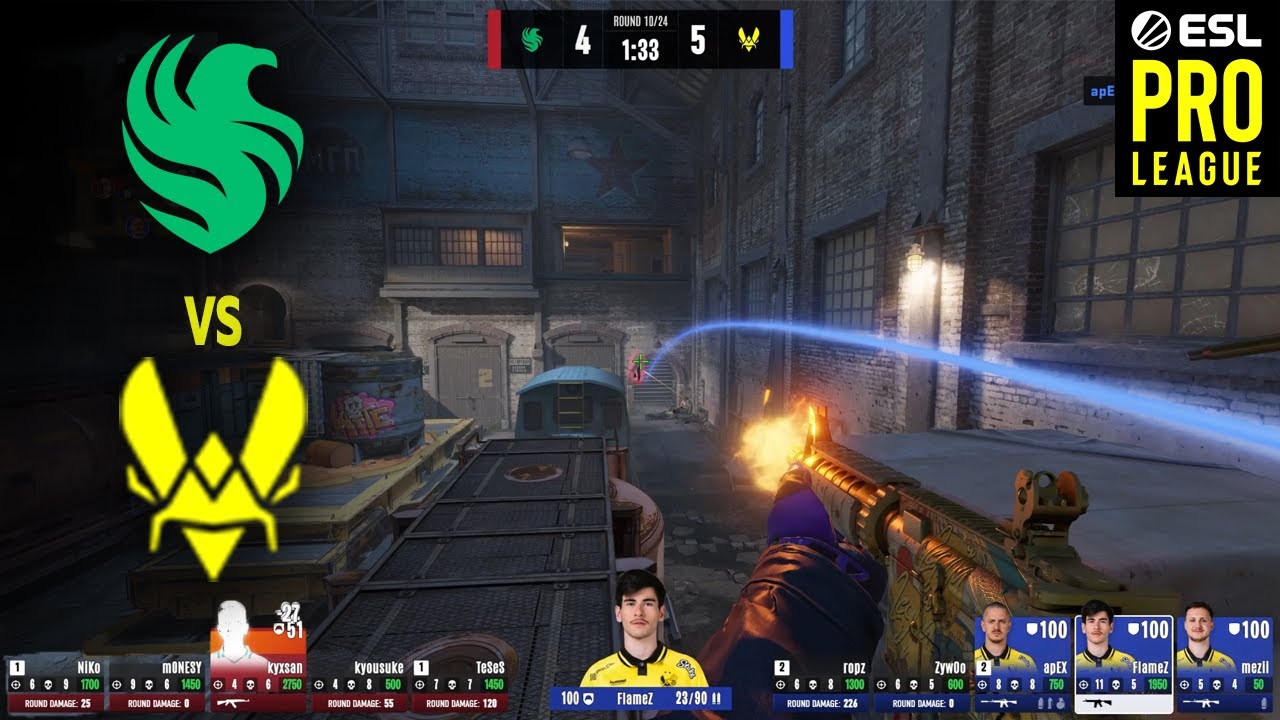 FAVORITES SHOWED NO MERCY! | Falcons vs Vitality | CS2 - ESL FINALS ...