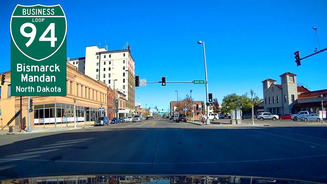 I-94 Business Loop Bismarck-Mandan, North Dakota - YouTube