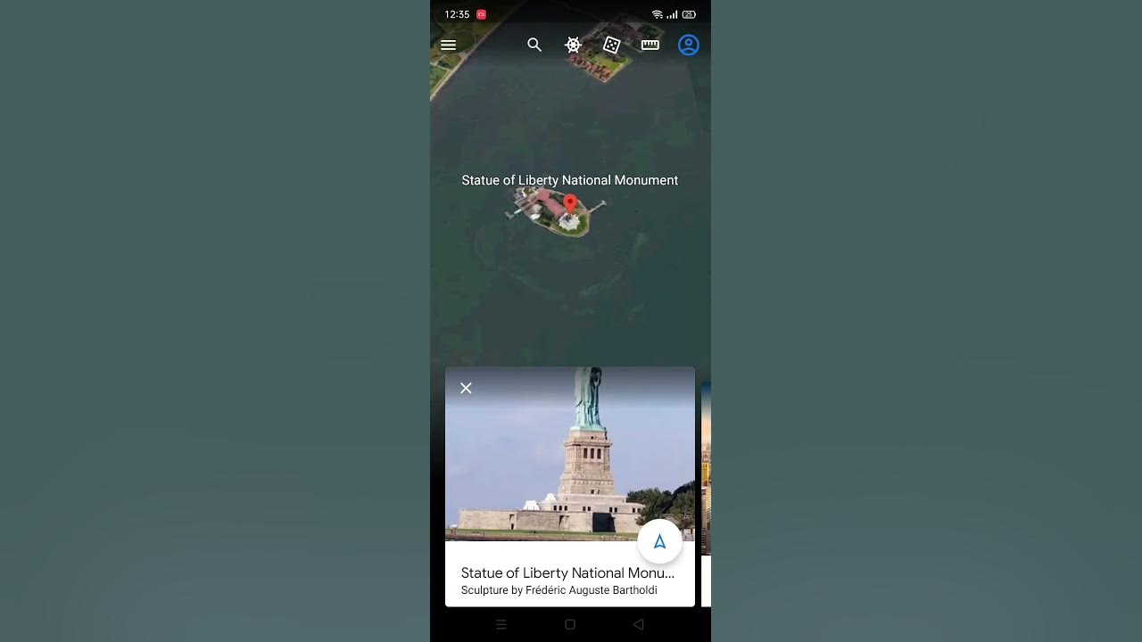 Statue Of Liberty. Google Earth. New York. - YouTube