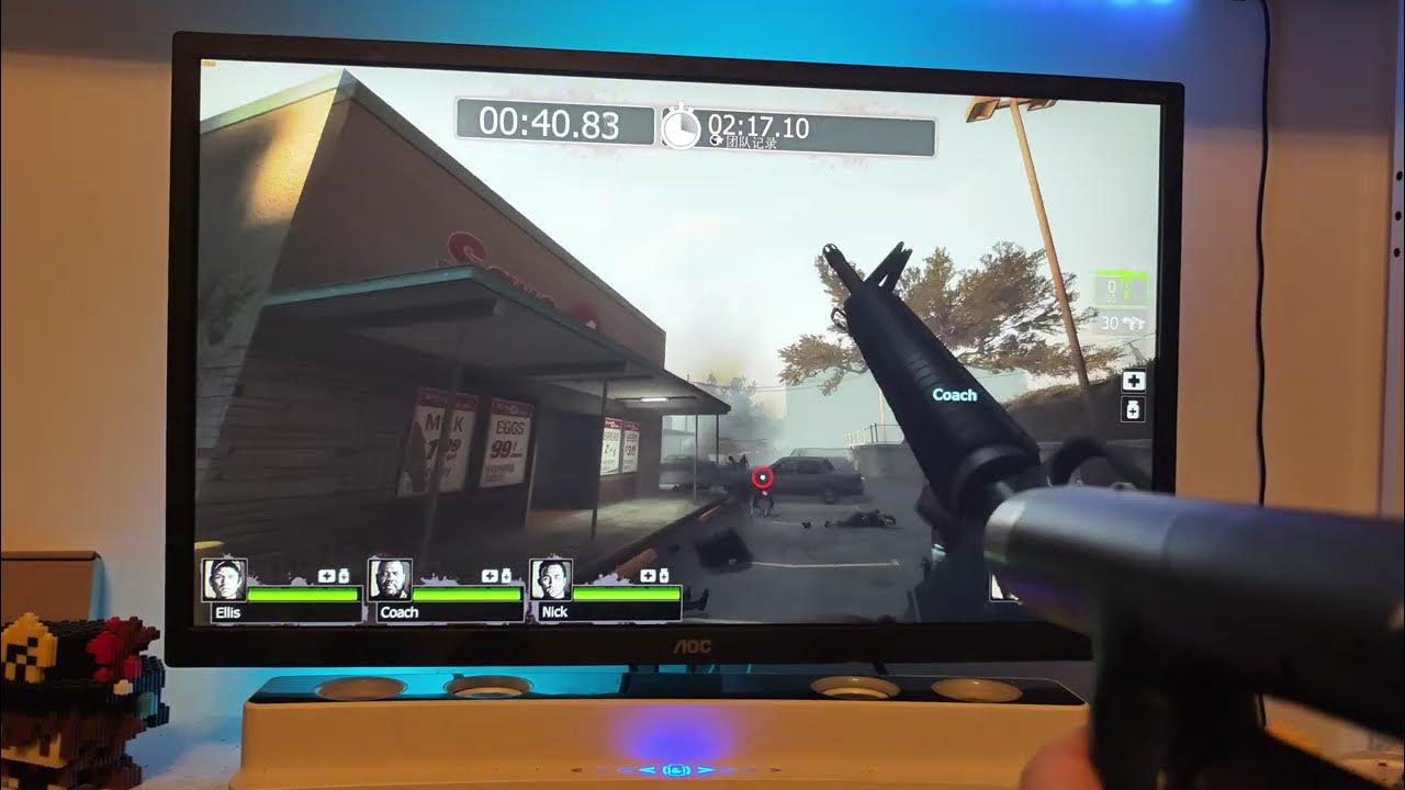 Left 4 Dead 2 Gameplay with XGUN Light Gun Controller POV - YouTube