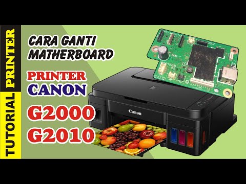 cara bongkar / ganti mobo ( mainboard ) canon G2000 G2010 - YouTube