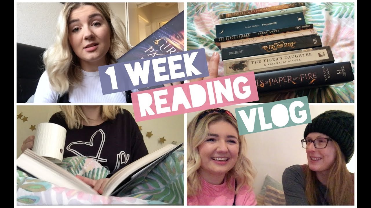 My First Reading Vlog! - YouTube