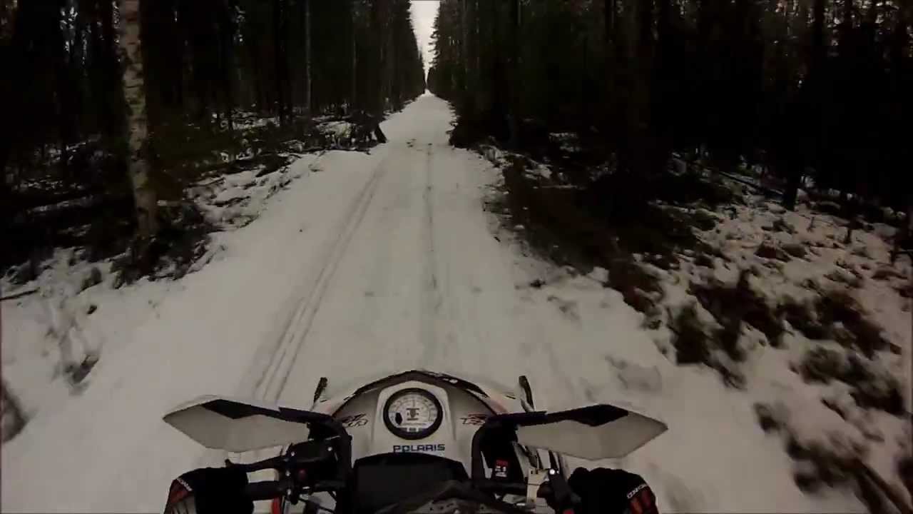 Polaris IQR 600 -14 TOP SPEED TEST NRT - YouTube