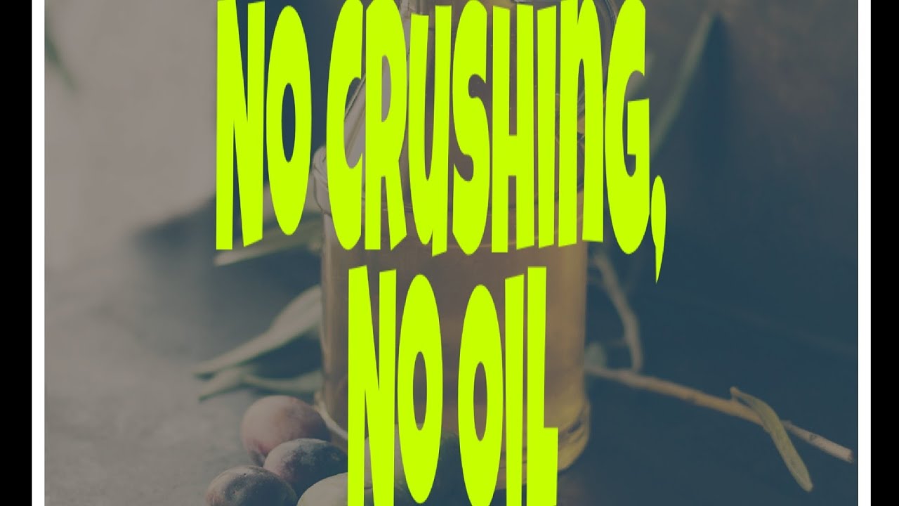 Fresh oil anointing! When the pressure is on it can be used for good ...