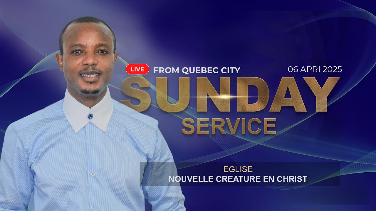 CULTE DE DIMANCHE 06-04-2025 - nouvellecreature.org - YouTube