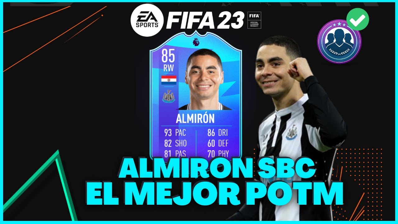 MIGUEL ALMIRON SBC POTM PREMIER LEAGUE FIFA 23 !SOLUCION BARATA! - YouTube