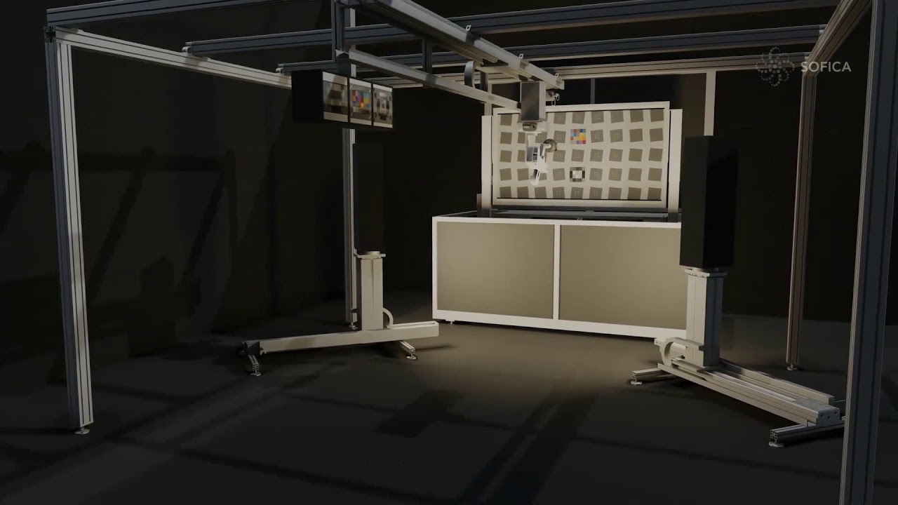 Sofica Automated camera testing laboratory in action - YouTube