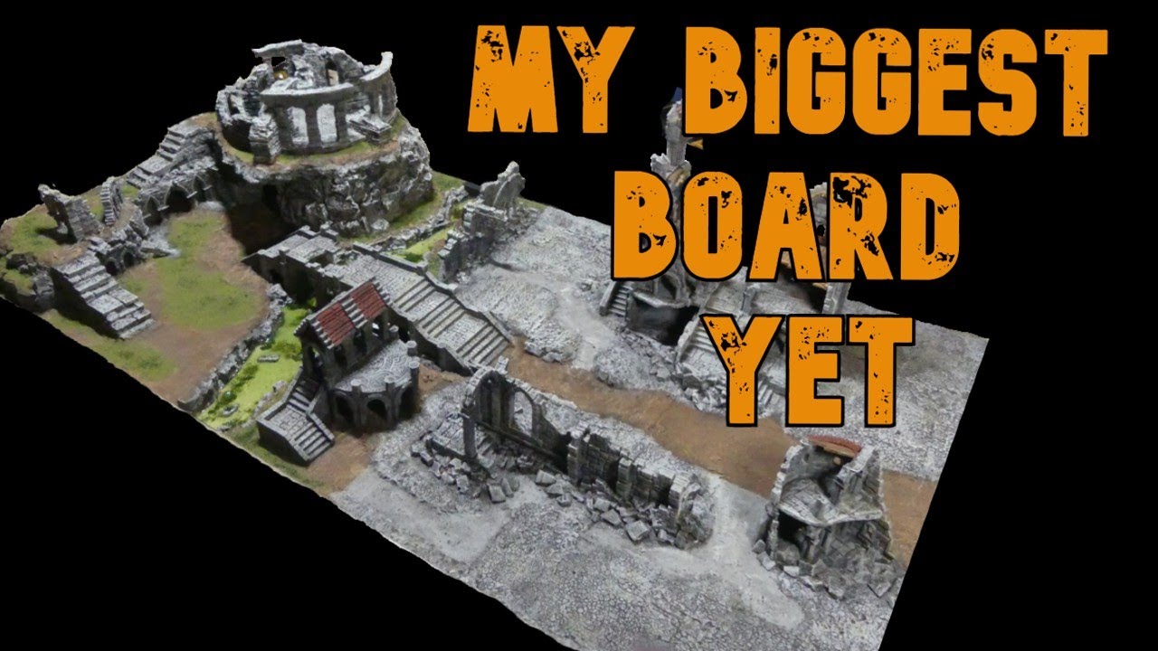 Making My First Full Size Wargaming Board - YouTube