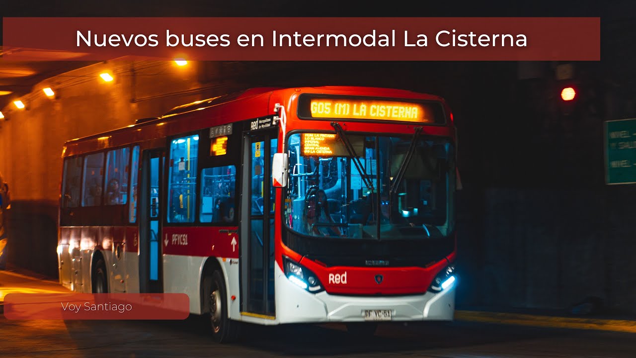 Nuevos buses de Voy Santiago en Intermodal La Cisterna | Transantiago ...
