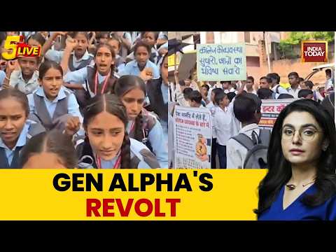 Gen Alpha Protests: School Children Across India Take To Streets For Basic Facilities & Transport