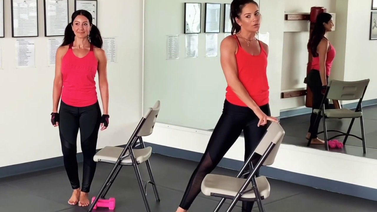 Gabi’s Fit Club - Chair workout - YouTube