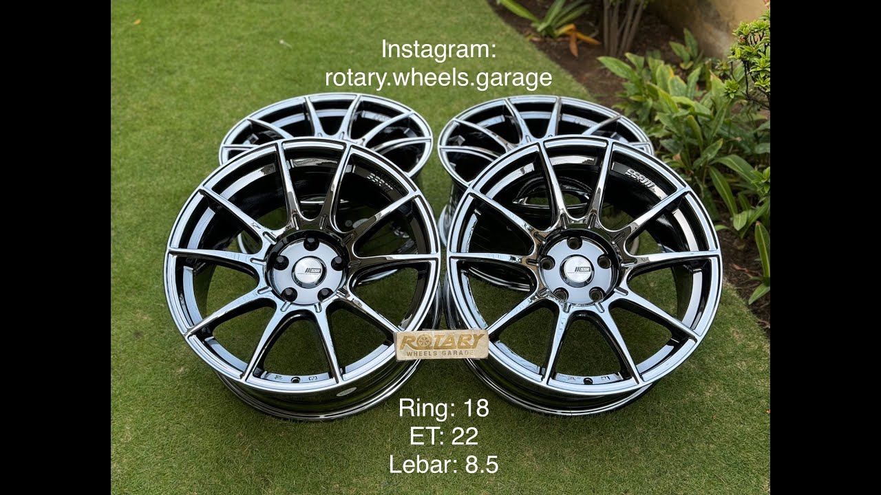 SSR GTX01 SBC Ring18 BARU Innova Zenix Reborn Venturer Scirocco Alphard Altezza Lancer Evo 2GD ...