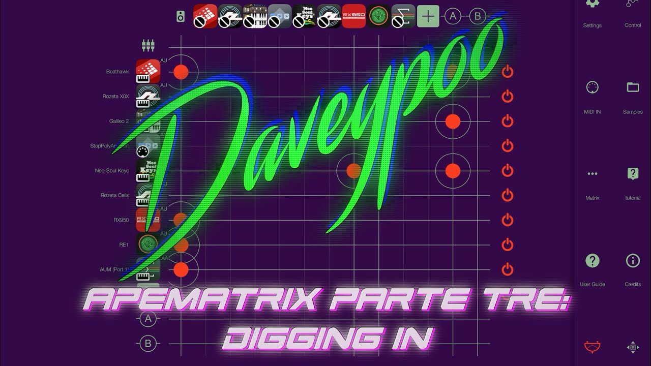 apeMatrix Parte Tre: Digging In - Daveypoo, The Mobile Music Minstrel - YouTube