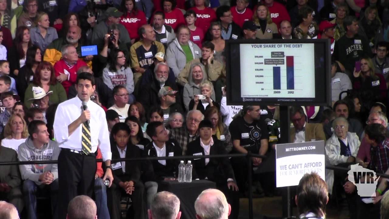 Paul Ryan campaigns in Waukesha before second presidential debate - YouTube