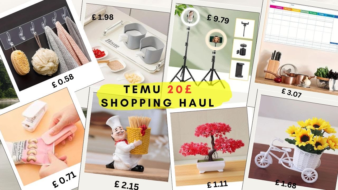 Temu shopping haul in UK | Household items in very cheap prices with ...