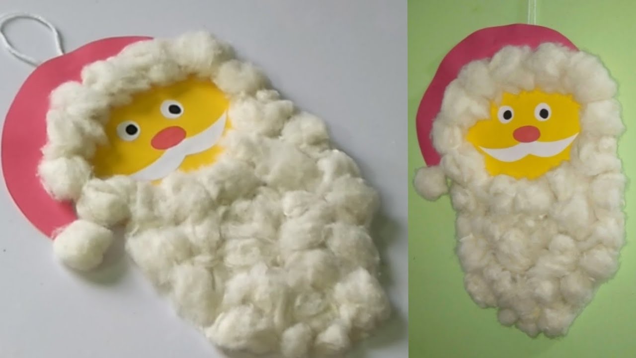 How To Make Santa Claus🎅 | DIY | Santa Claus Making With CD | Christmas ...