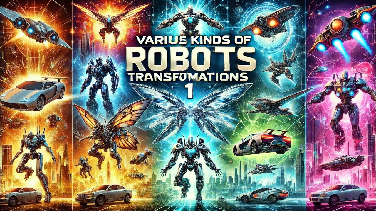 various kinds of robots, transformations - YouTube
