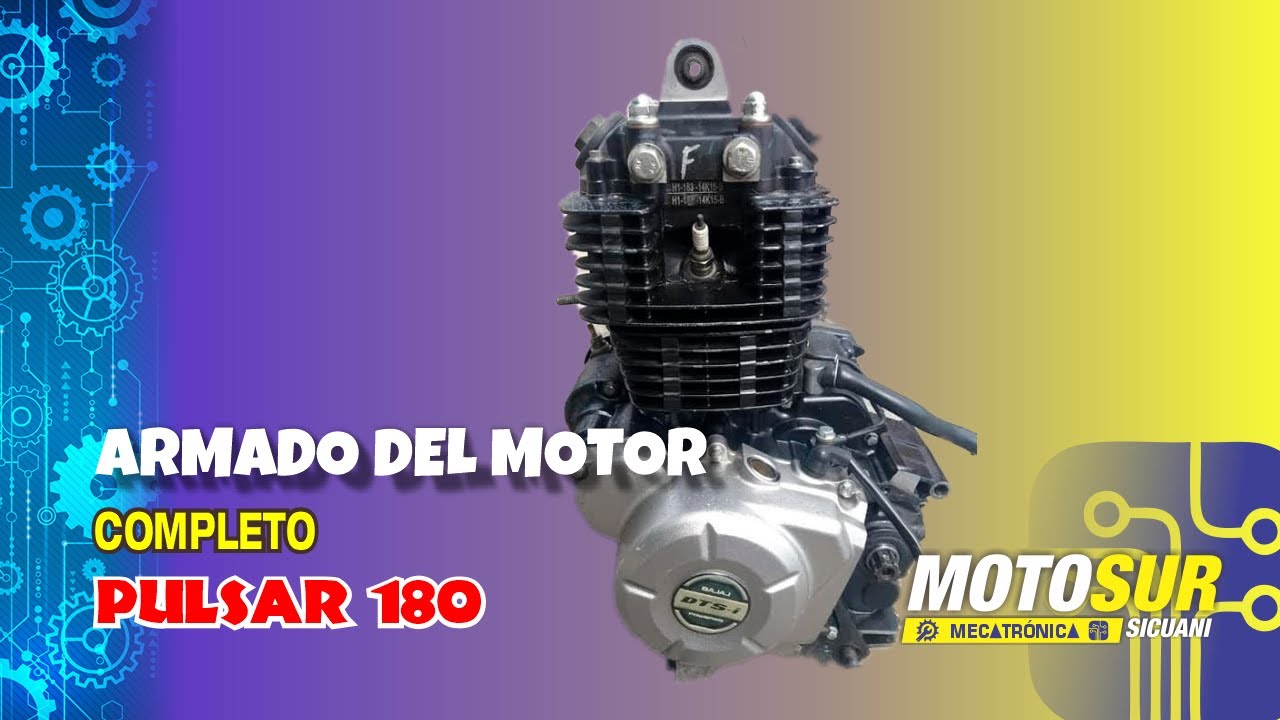 proceso correcto ARMADO DEL MOTOR PULSAR 180, COMPLETO., DETALLADO ...