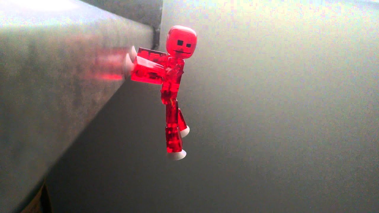 First stick bot and lego stop motion film - YouTube