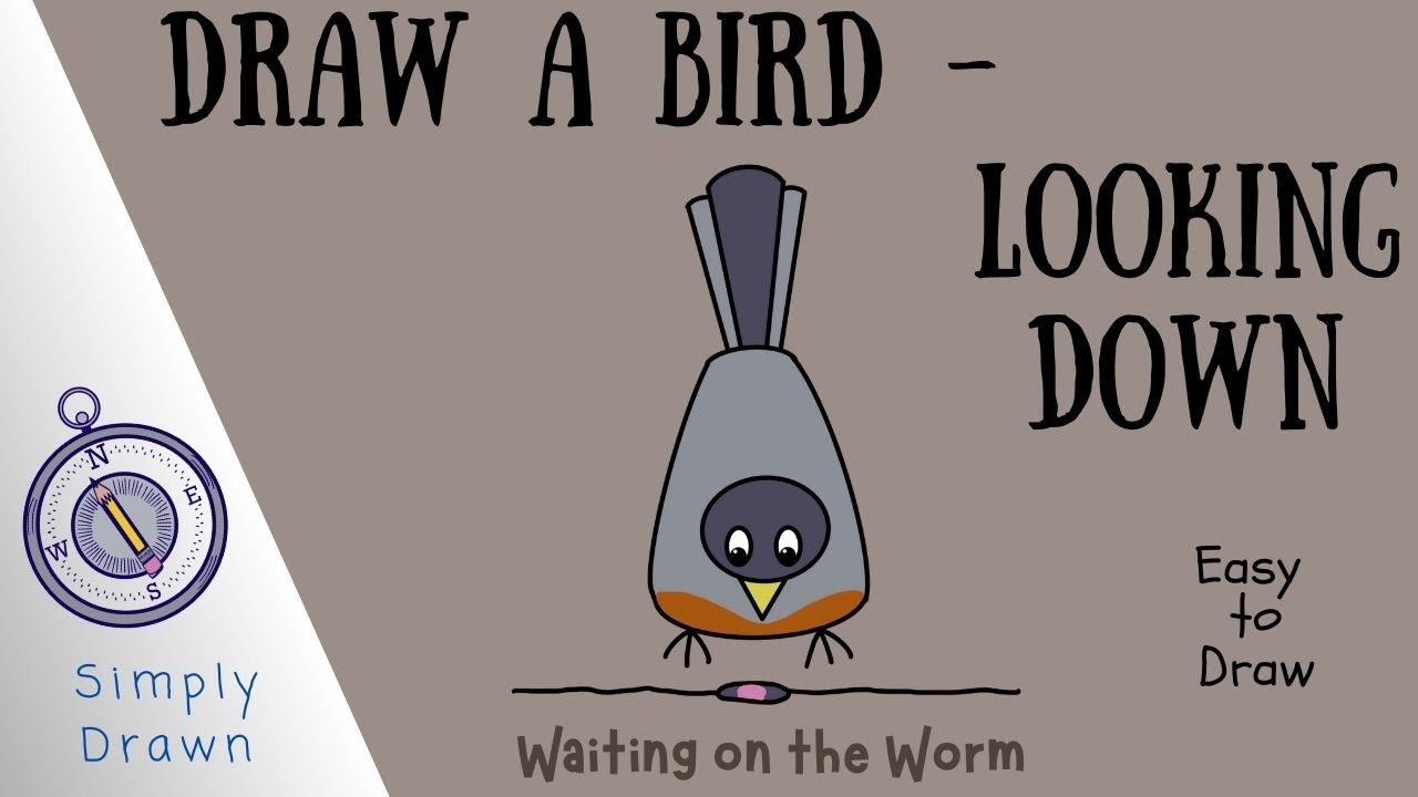🐦 How to Draw a Bird, Ready & Waiting! Easy for Beginners 🎨 # ...