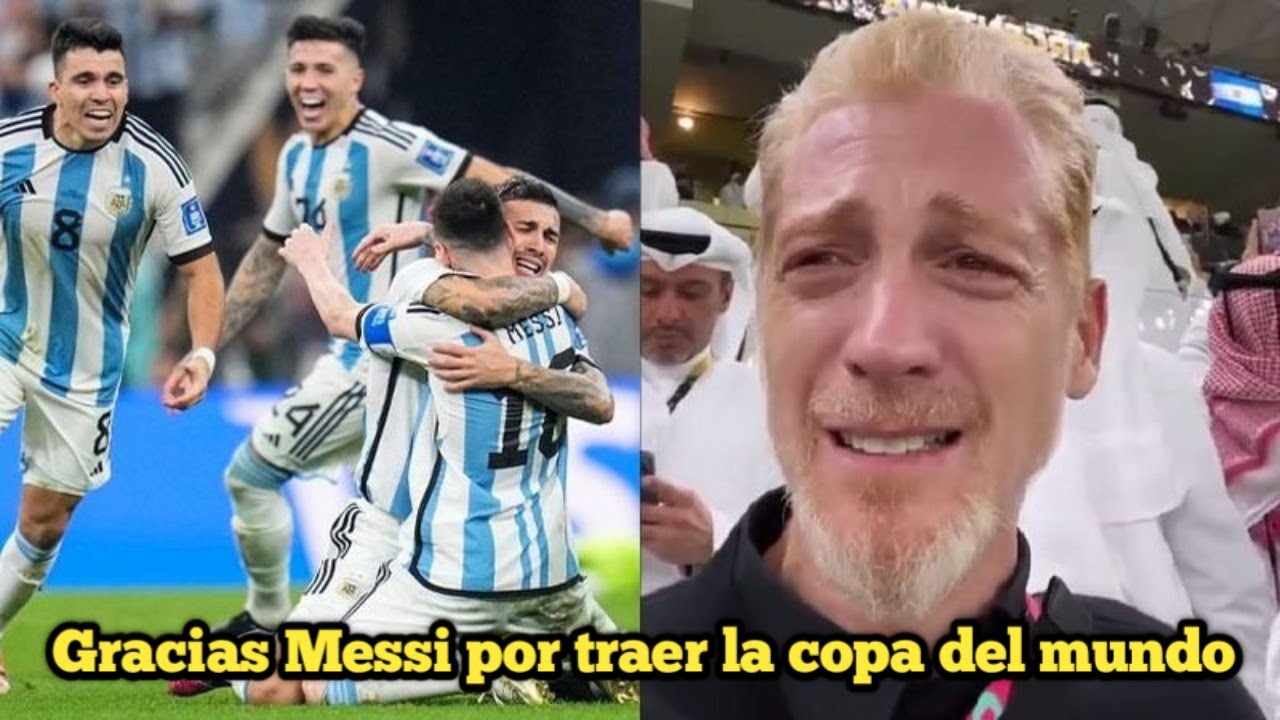 Martín Liberman no pudo contener las lágrimas tras el triunfo de Messi ...