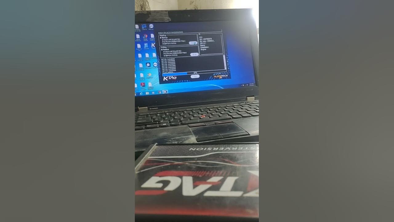 mahindra 1639 ecm reading nd writing by ktag - YouTube