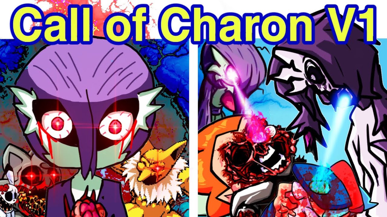 Friday Night Funkin' VS Call of Charon Pokemon Creepy Pasta V1 | Call of Charon FULL WEEK (FNF ...