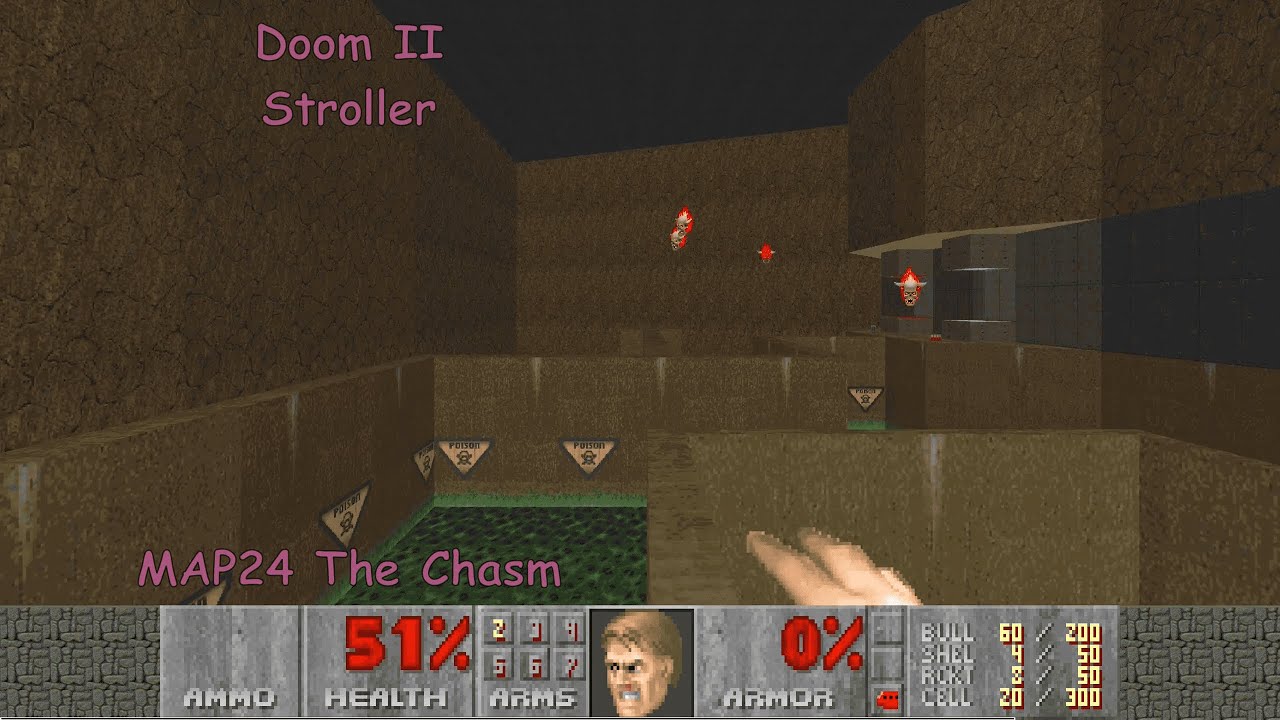 Doom II MAP24 "The Chasm" Stroller in 1:34 - YouTube