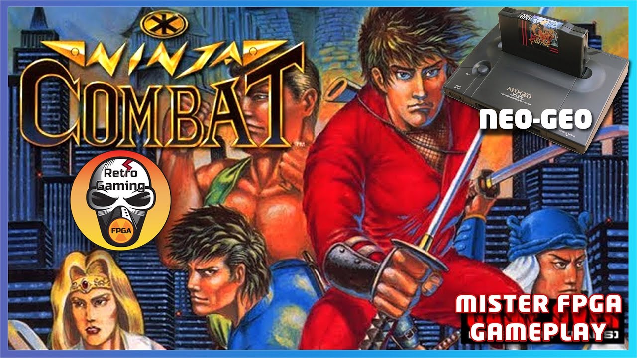 Ninja Combat - NEO-GEO gameplay on Mister FPGA - YouTube