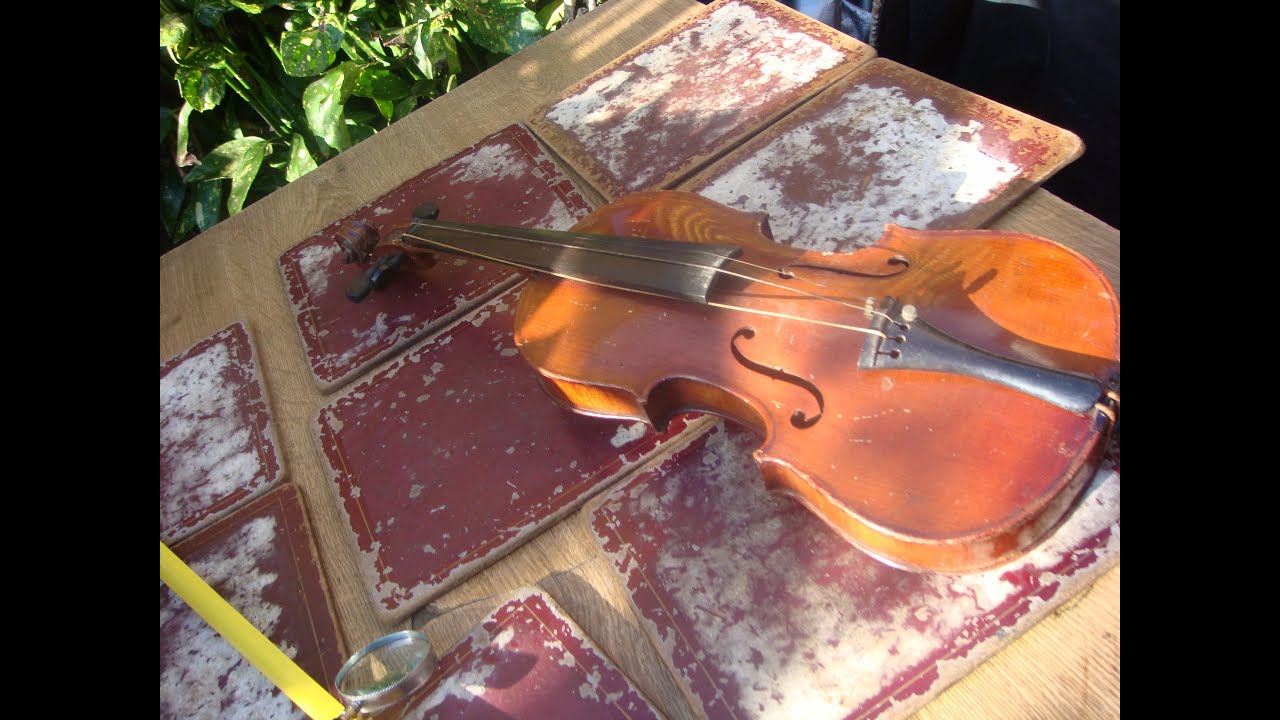 Vintage Old Violin without Bow for Restoration Spare To Repair - YouTube