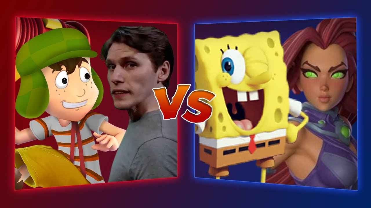MUGEN Battle - Chavo/Jerma vs SpongeBob/Starfire - YouTube