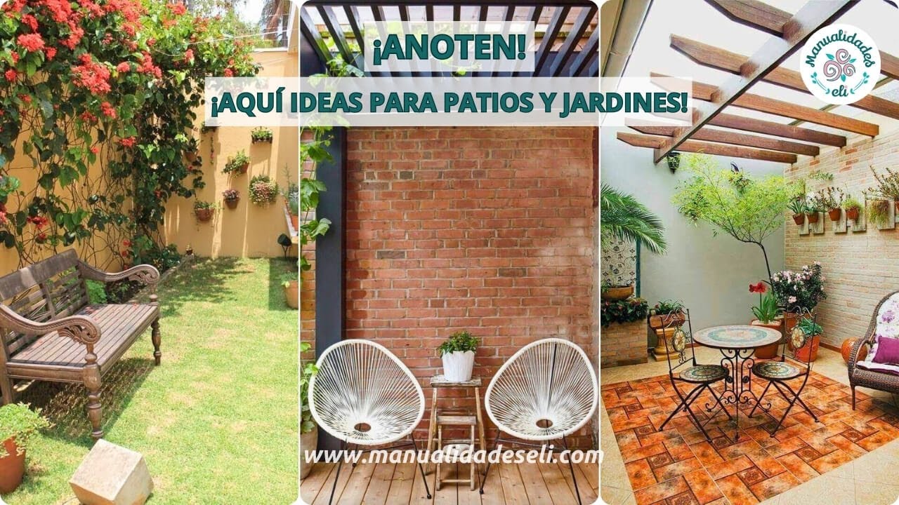 Decoración De Patios Y Jardines, Ideas Que Nunca Nadie Te Mostrará ...