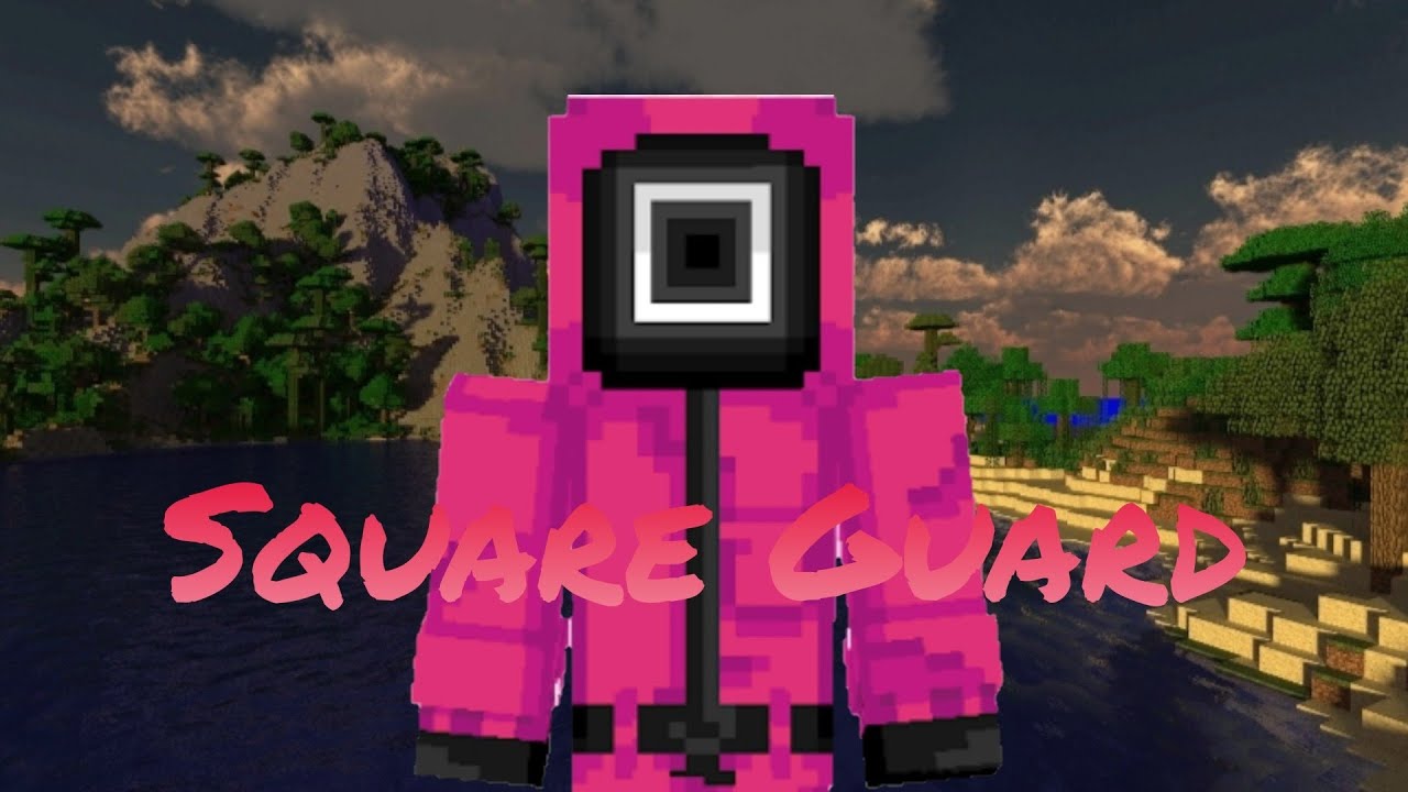 Minecraft how to build a Square Squid Game Guard - YouTube