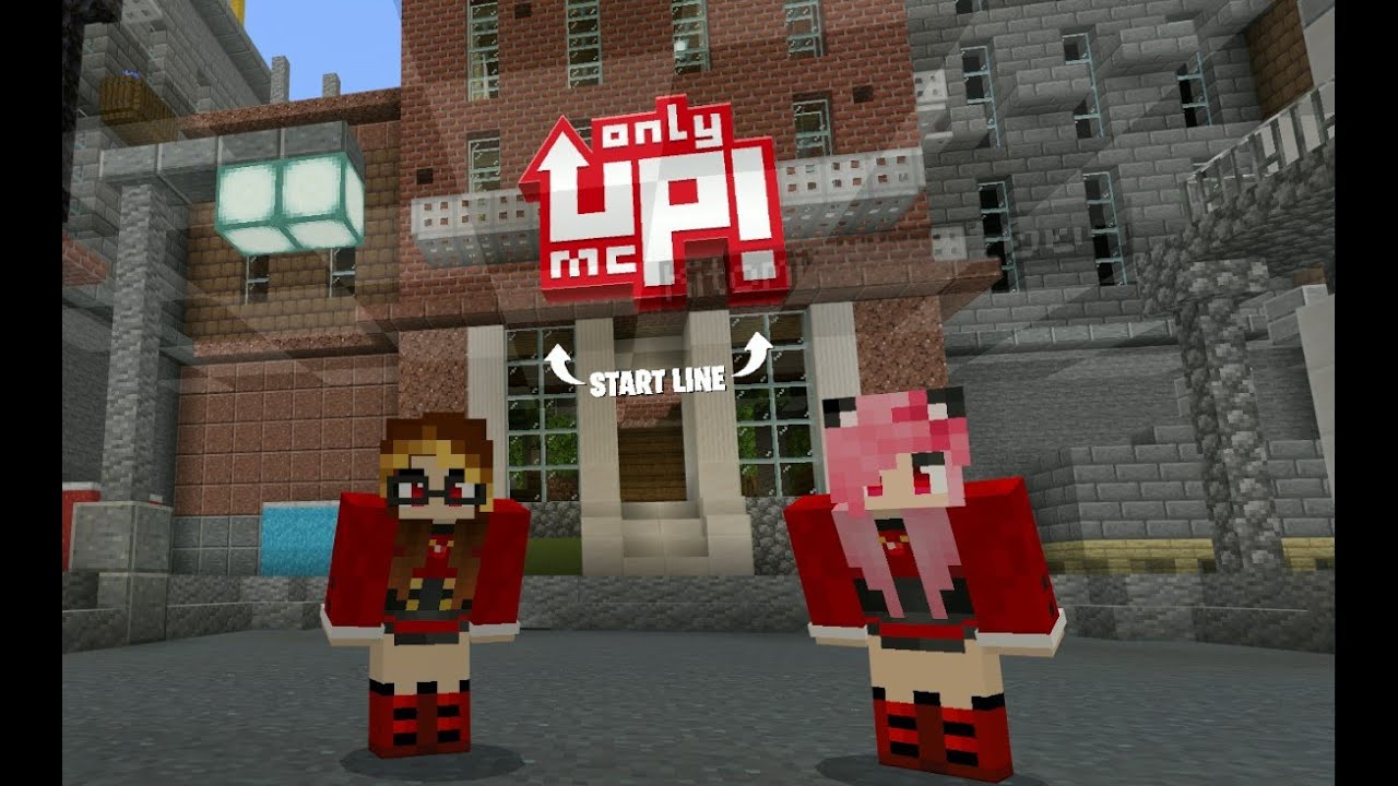 ONLY DOWN MINECRAFT with the Aphmau obsessor as she watches me suffer ...
